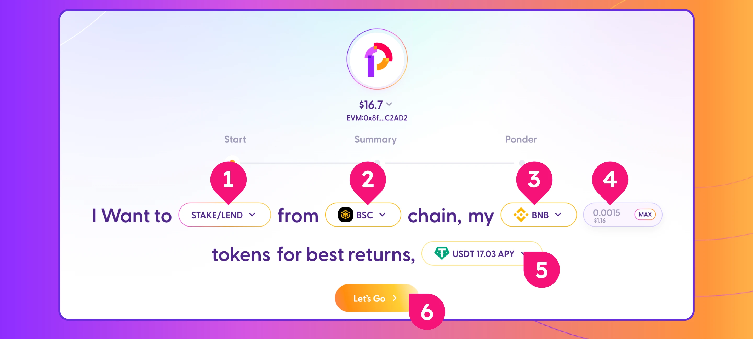 Swap & Stake on Ponder to Earn $2 USDT – Quick Tutorial!