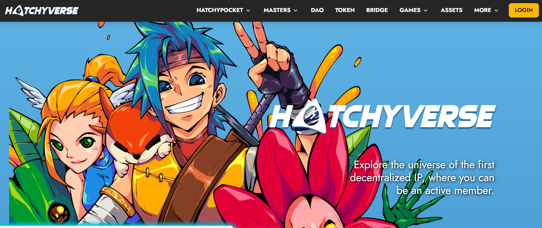 Elemental monster collectibles via NFTs.