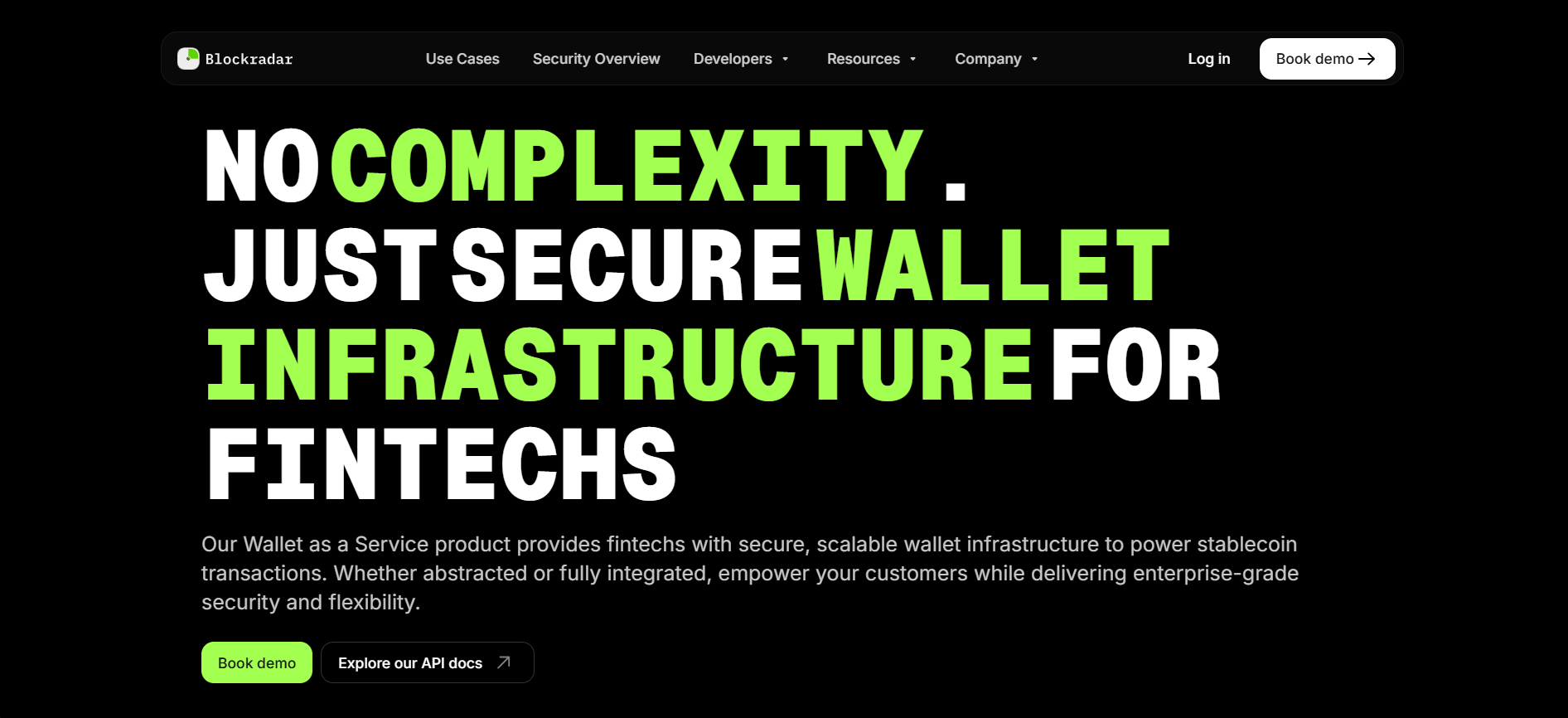 Stablecoin wallet infrastructure for fintechs