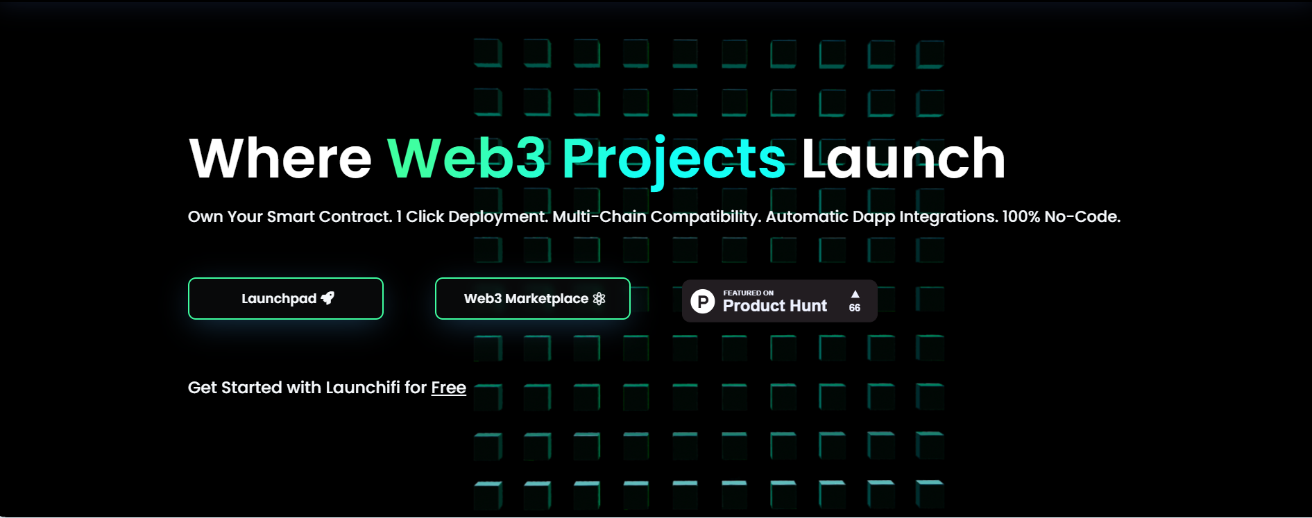 Web3 no-code smart contract launchpad