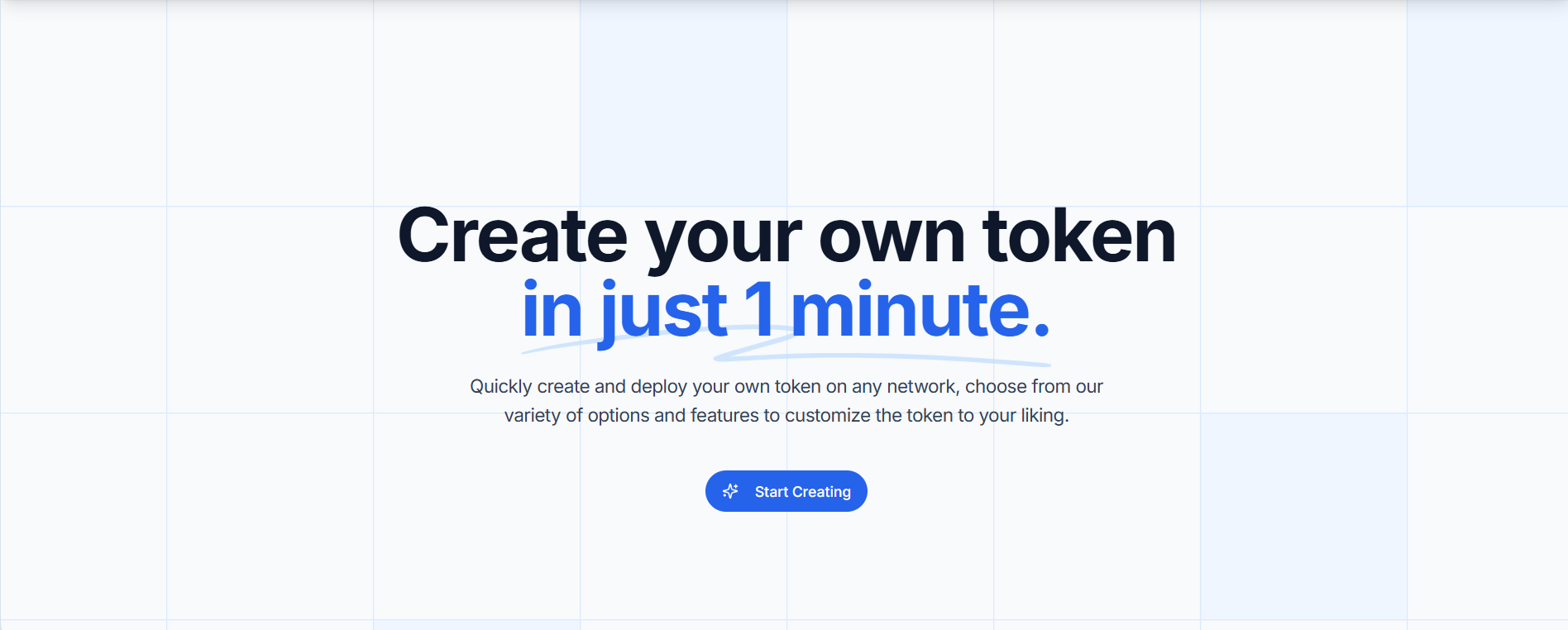 No-code token creation platform