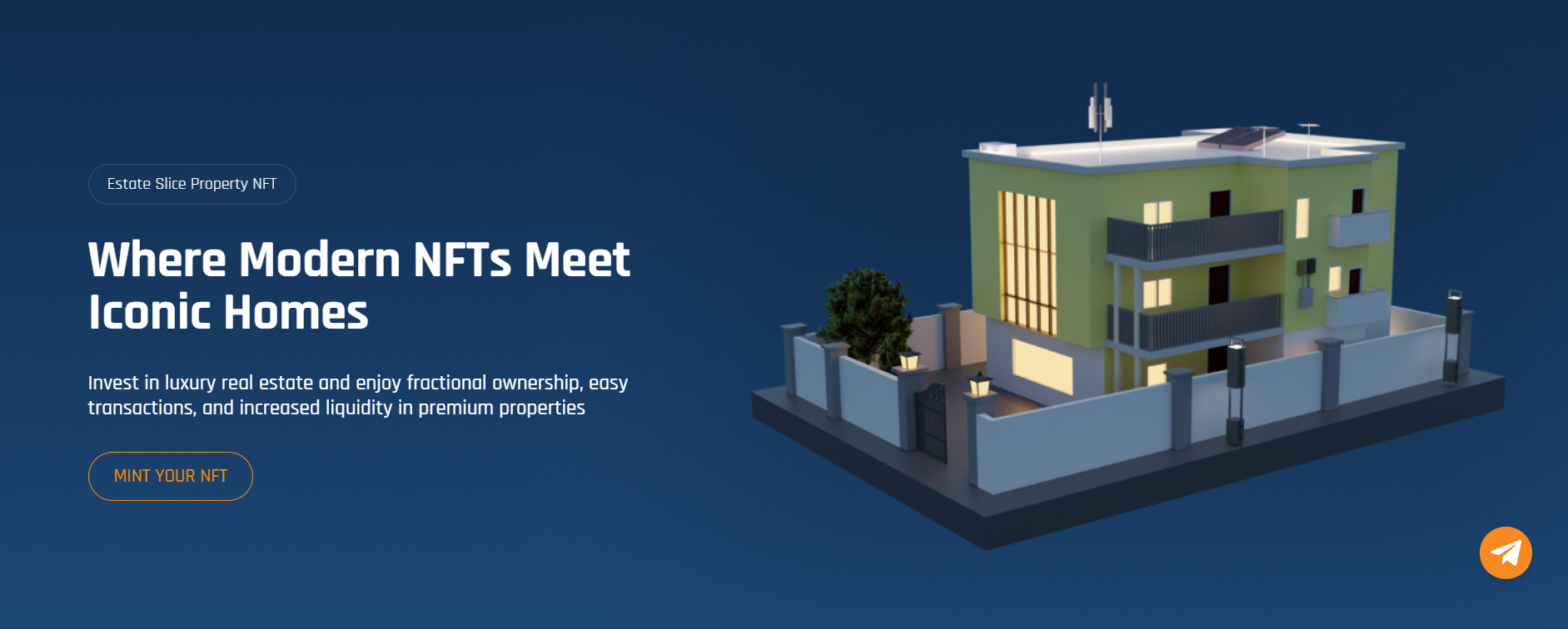 Real estate investment through NFTs