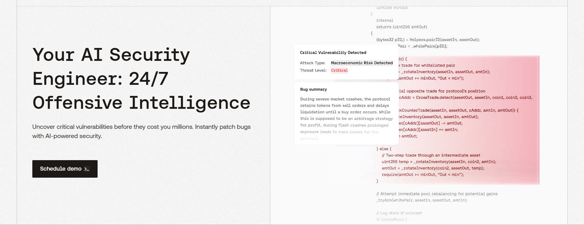 AI-powered smart contract security