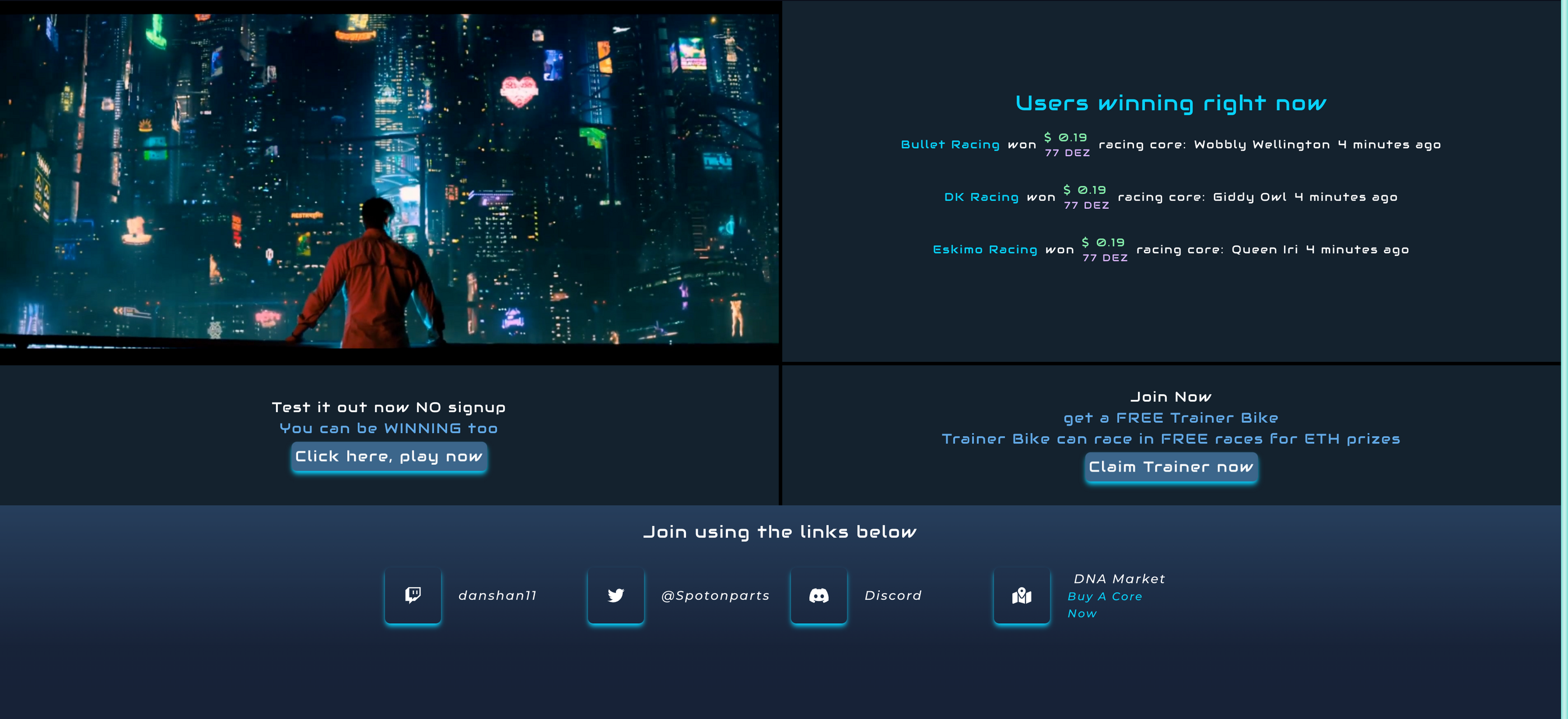 AI-driven racing game set in 2128.