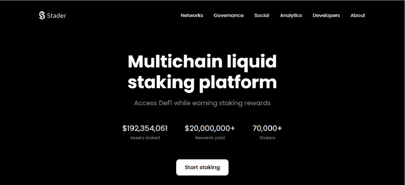 Stader Labs - Best DeFi & Staking App (Check 2025 Reviews)