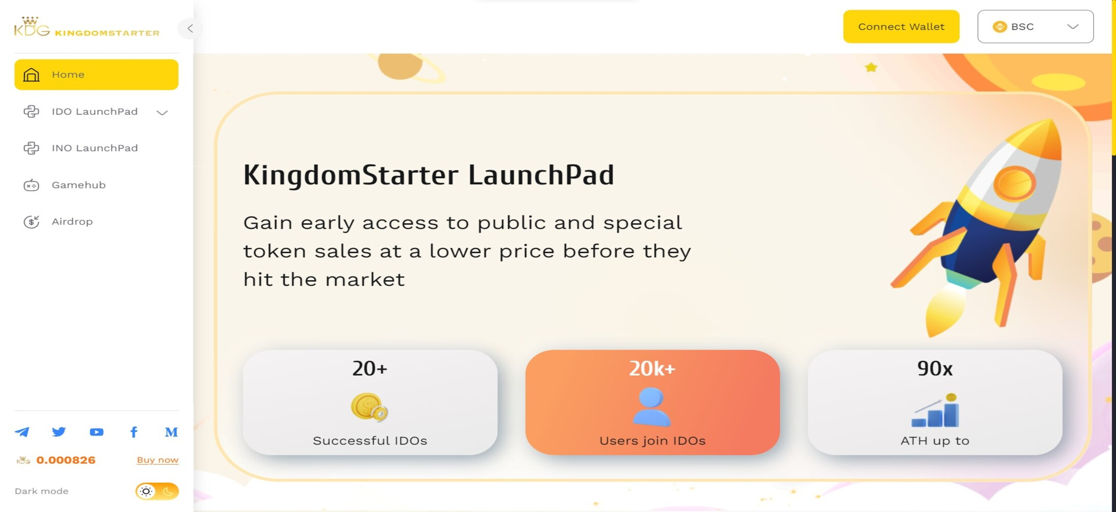 KingdomStarter App - DeFi & Launchpad (Check 2025 Reviews)