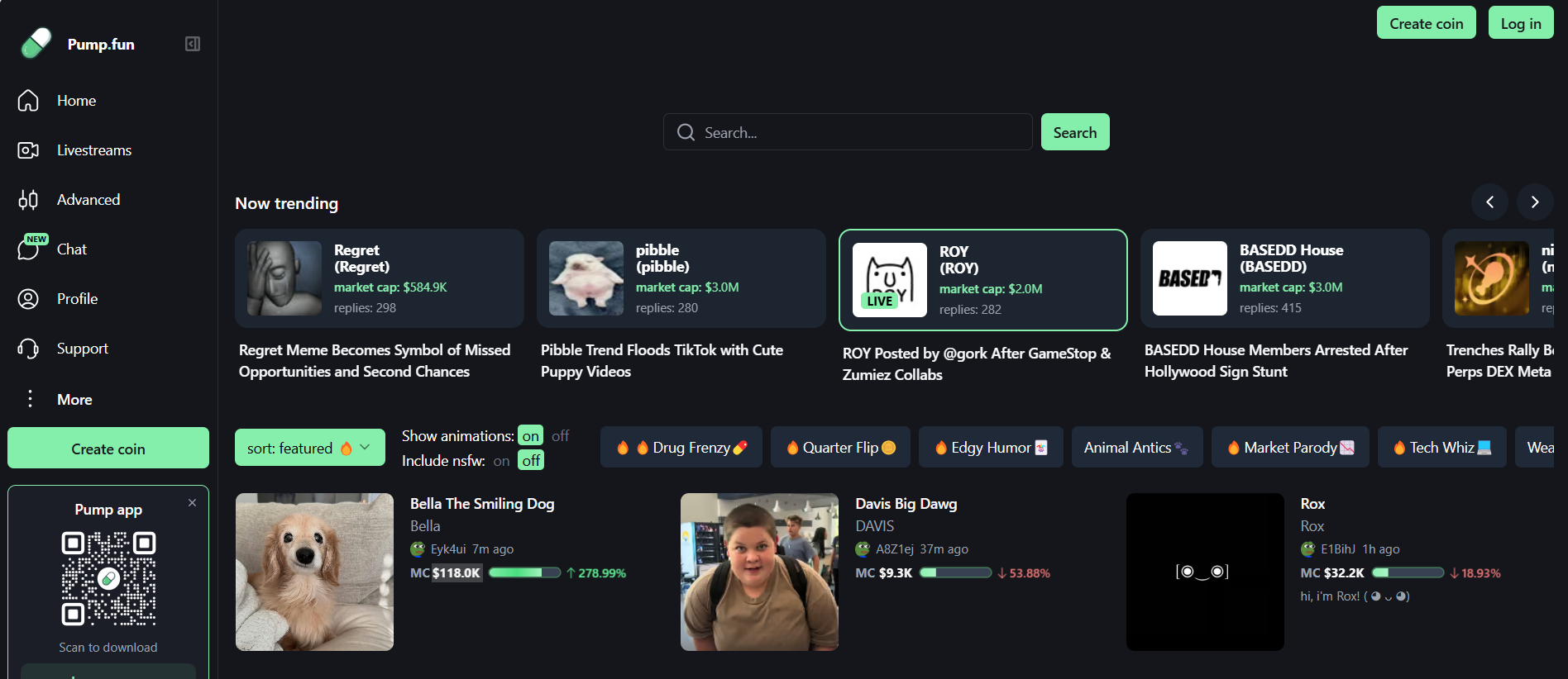 Solana memecoin launchpad